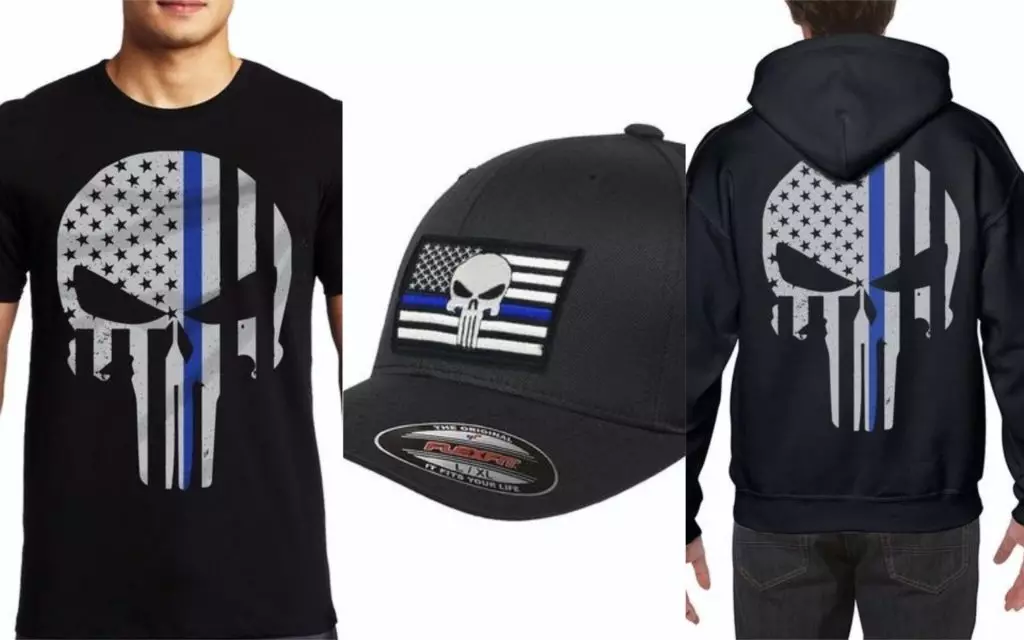 Ropa Punisher de Thin Blue Line. Foto cortesía de Thin Blue Line, Inc.