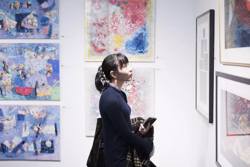 Προσιτό Art Fair Νέας Υόρκης στο Metropolitan Pavilion. Φωτογραφία από την Reed Photographic.