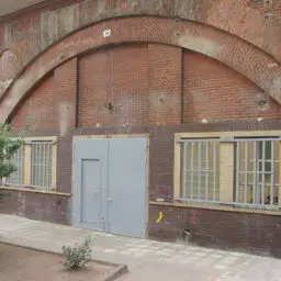 The exterior of Gerhardsen Gerner Berlin, located under the city's regional train trackPhoto: Courtesy Gerhardsen Gerner