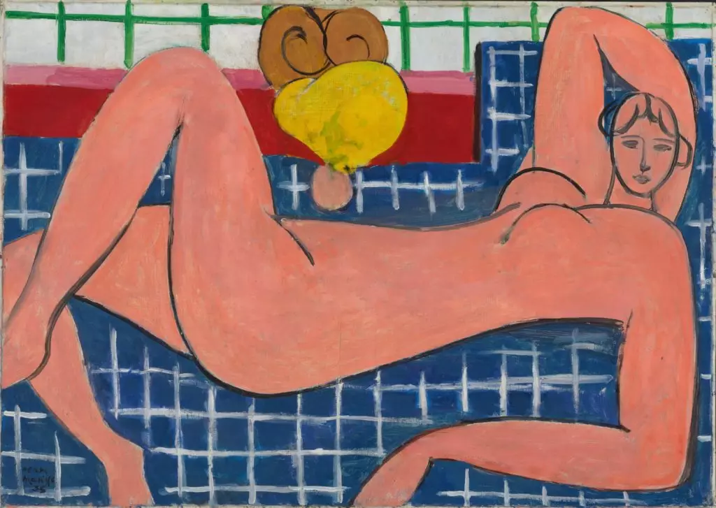 Henri Matisse, Qaawan oo Fadhiya Weyn (1935). Xuquuqda guusha H. Matisse/Fannaaniinta Xuquuqda Bulshada (ARS), NewYork/Madxafka Baltimore ee Farshaxanka.