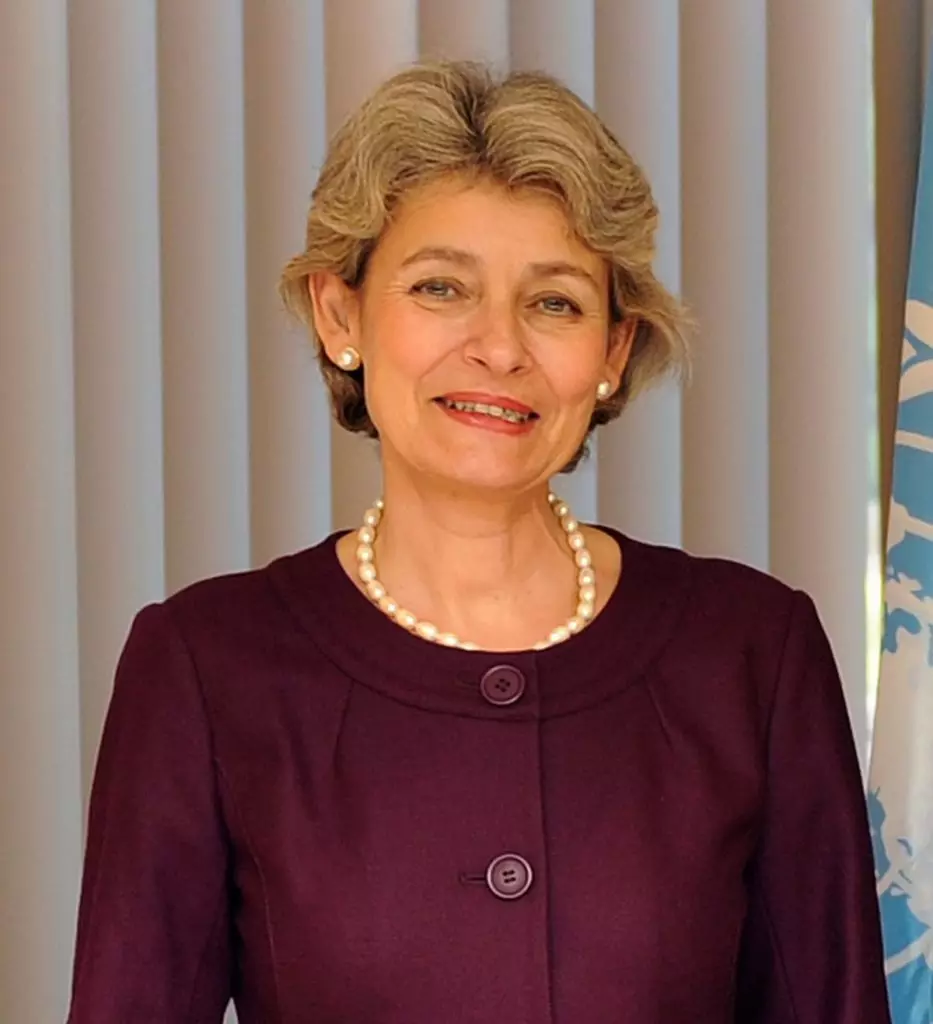 Irina Bokova, generální ředitelka UNESCO. Obrázek s laskavým svolením UNESCO/Michel Ravassard.