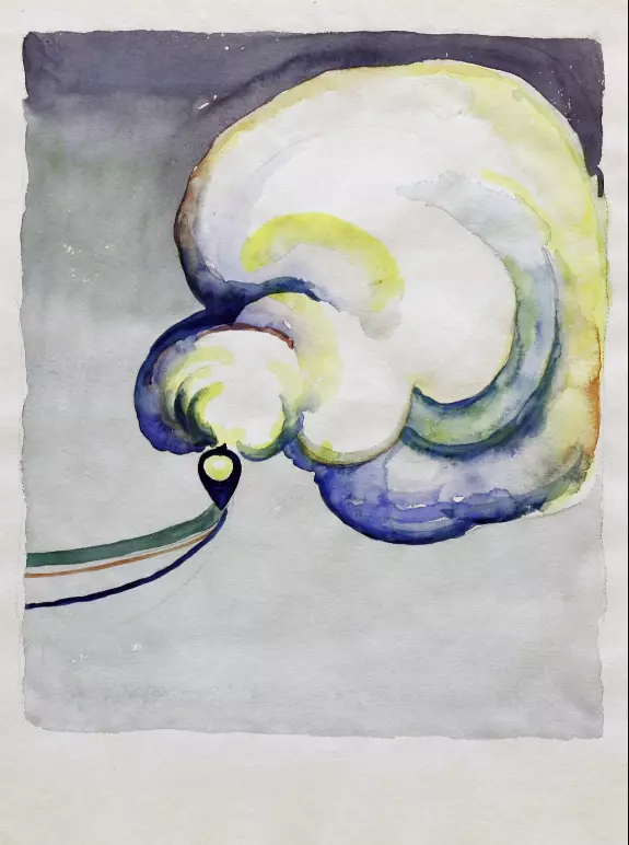 Georgia O'Keeffe. Met vergunning van die Georgia O'Keeffe Museum.