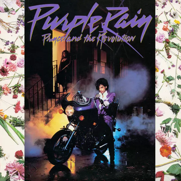 Kopertina e albumit për Prince's Purple Rain (1984). Foto: me mirësjellje Princi.