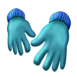 Émoji de gants. Avec l'aimable autorisation d'Emojipedia.