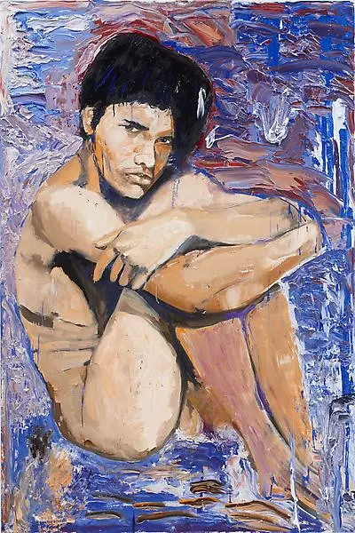 Larry Clark, Jonathan (5), (2014) Õli lõuendil 72 x 48 tolli , (182,88 x 121,92 cm)