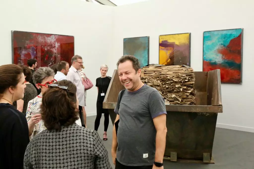 Eng Insel vun der Konscht (mat tropesche Temperaturen): Kuckt Fotoe vum Ouverturesdag am Frieze New York 2018 18911_6