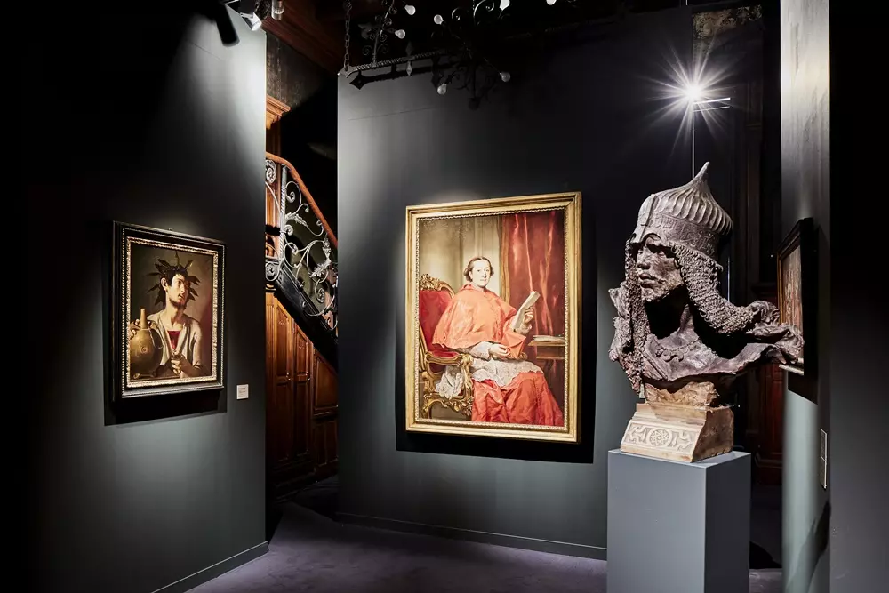 Benappi Fine Art and Mehringer's room at TEFAF art fair. Foto fan Mark Niedermann