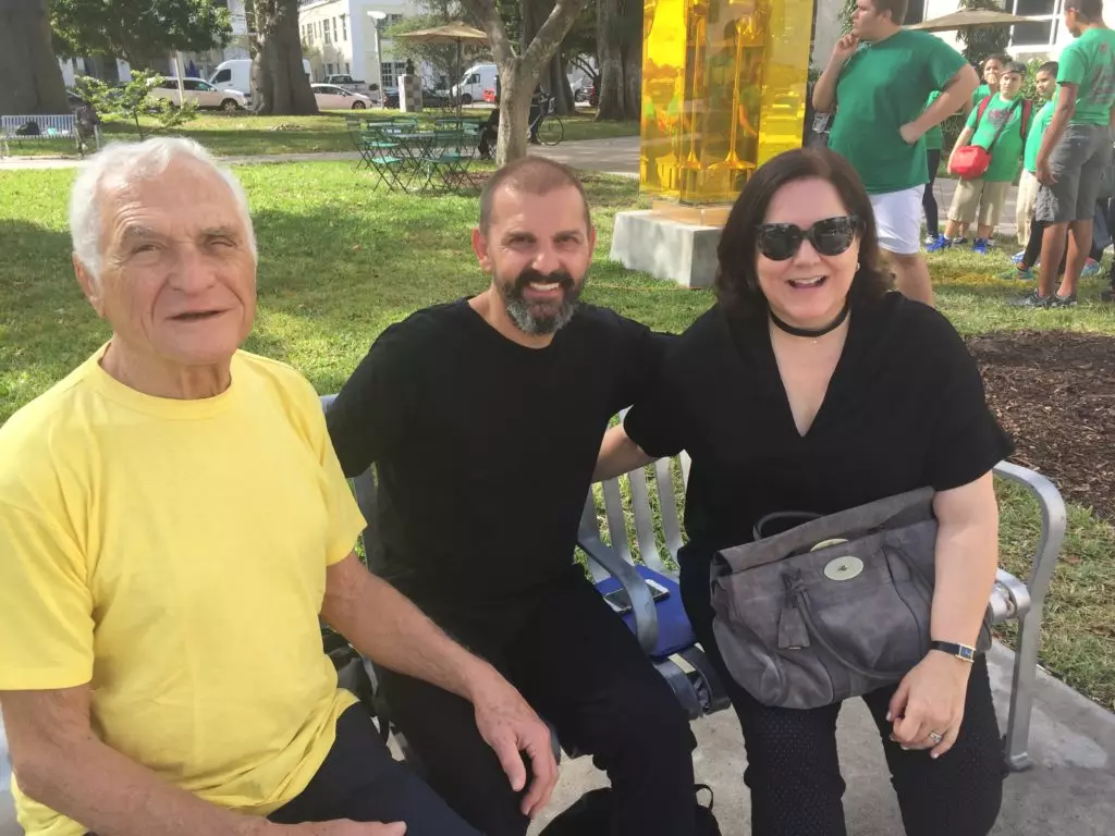 John Giorno, Ugo Rondinone dan Silvia Karman Cubia. Courtesy of .