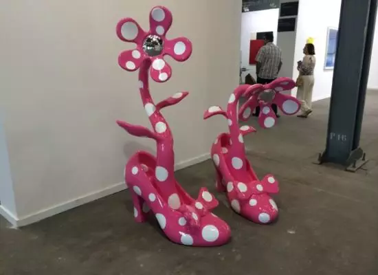 Obra de Yayoi Kusama en David Zwirner