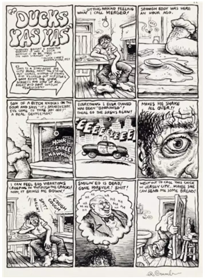 R. Crumb Zap Comix #0 จบเนื้อเรื่อง 3 หน้า