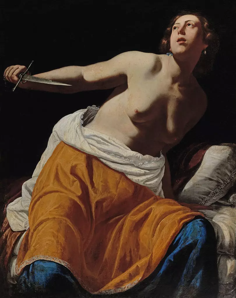 Artemisia Gentileschi, Lucrecia. Cortesía de Doroteo.