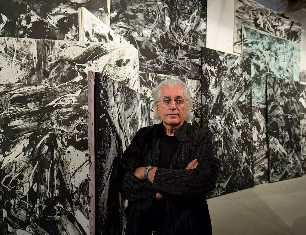 Critico d'arte e curatore Germano Celant. Foto di Marco Secchi/Corbis via Getty Images.