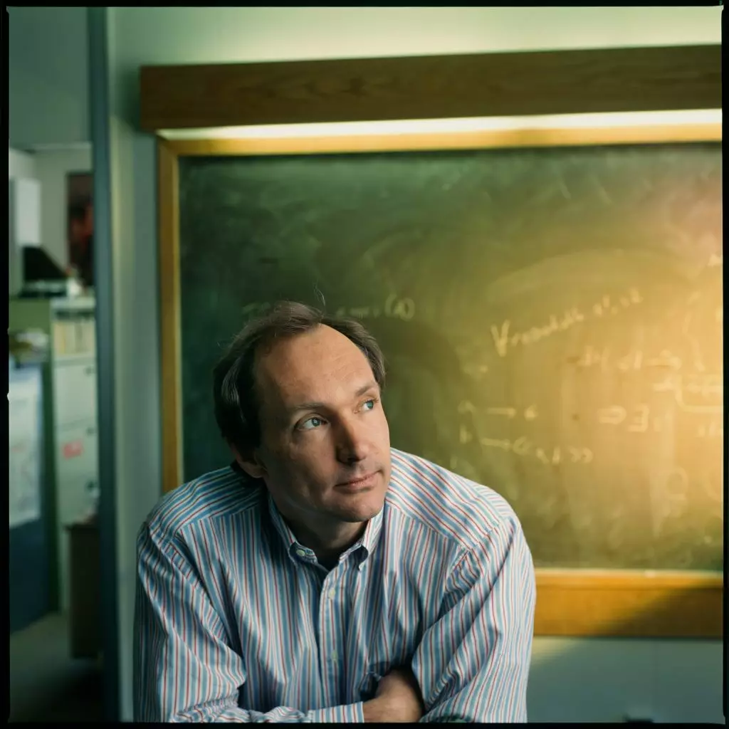 Den britiske datalog Tim Berners-Lee, der grundlagde World Wide Web. (Foto af Karjean Levine/Getty Images)