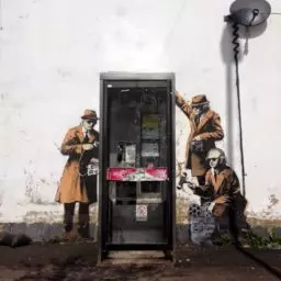 Is Banksy's 'Spy Booth'-muurschildering voor altijd verloren - 20712_4