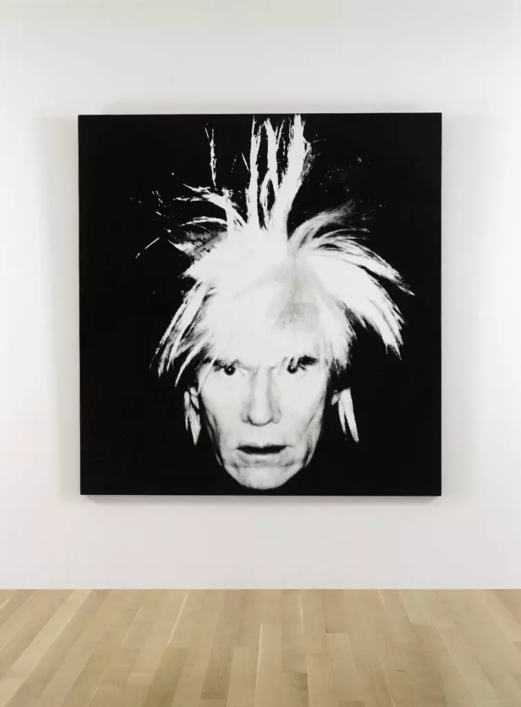 Andy Warhol, Self-Portrait (Kutya Wig) (1986). Inofungidzirwa pa $20–$30 miriyoni.