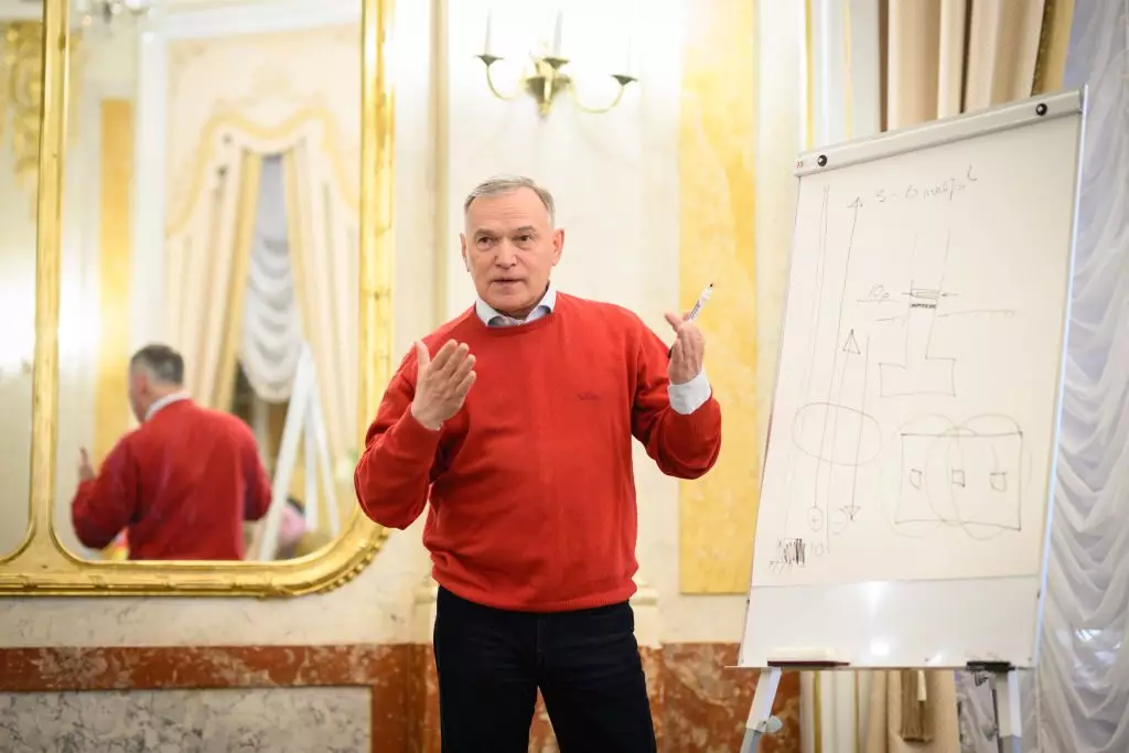 Taras Voznyak, Director of the Lviv National Art Gallery, in April, 2022. Photo: Leon Neal/Getty Images.