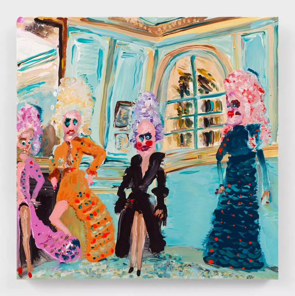 Genieve Figgis, Kuwombera Kwamafashoni (2021). © Genieve Figgis. Mwachilolezo cha wojambulayo ndi Almine Rech. Chithunzi: Dan Bradica.