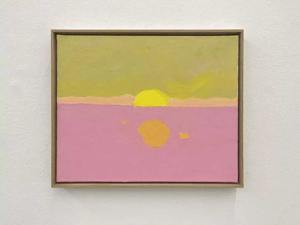 Etel Adnan, Atsyz (2021). Sfeir-Semler galereýasy Beýrut / Gamburg we suratkeşiň emlägi.