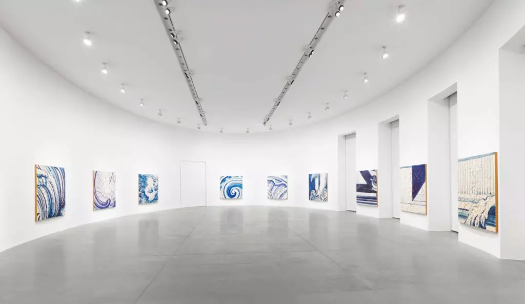 Gagosian Gallery Roma, ADRIANA VAREJÃO: AZULEJÃO, Açılış, 1 oktyabr 2016 Foto: Alessandro Pizzi