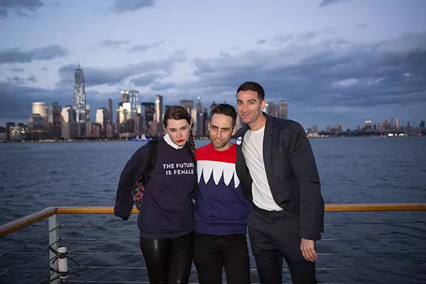 Piper Marshall, Ryan McNamara y Faris Al-Shathir en el BOFFO Narcissists Ball. Cortesía de la fotógrafa Inma Varandela.