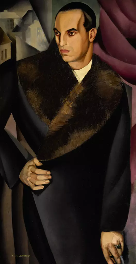 Tamara de Lempicka, Guido Sommi portréja (1925). A Sotheby's jóvoltából.