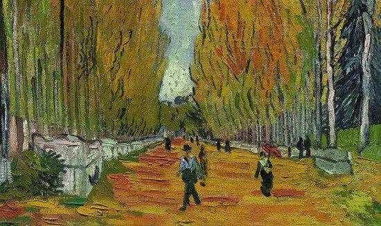 L'Allée des Alyscamps (1888) van Vincent van Gogh zal op 5 mei worden aangeboden bij Sotheby's en zal naar verwachting meer dan $ 40 miljoen opleveren. Foto: met dank aan Sotheby's.