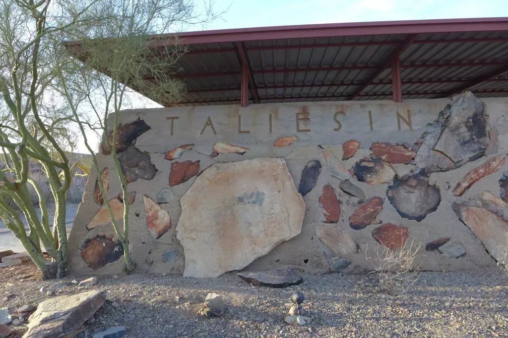 Frank Lloyd Wright'ın Taliesin West'i Scottsdale, Arizona'da 9 Aralık 2017. Fotoğraf: Jim Steinfeldt/Michael Ochs Archives/Getty Images.