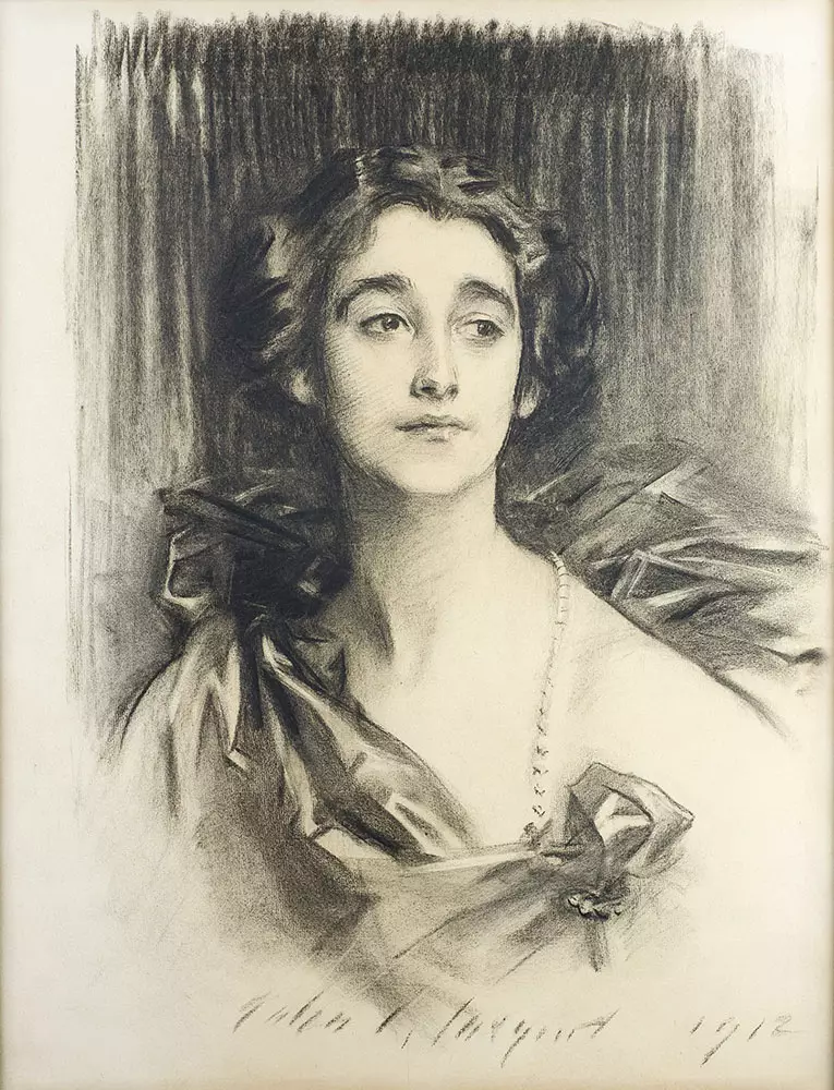 John Ca sĩ Sargent, Sybil Sassoon (1912). Được phép của Thư viện & Bảo tàng Morgan.