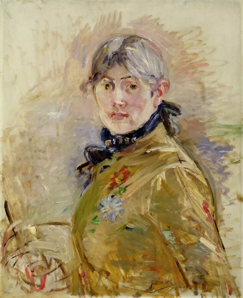 Berthe Morisot, Autoritratto (1885). Per gentile concessione del Musée 4. Marmottan-Claude Monet, Fondation Denis et Annie Rouart, foto del Musée Marmottan Monet, Parigi, Francia/Bridgeman Images.