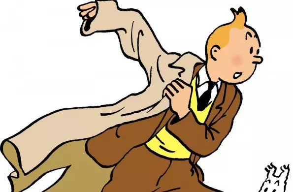 Tintin og hans hund, Snowy.