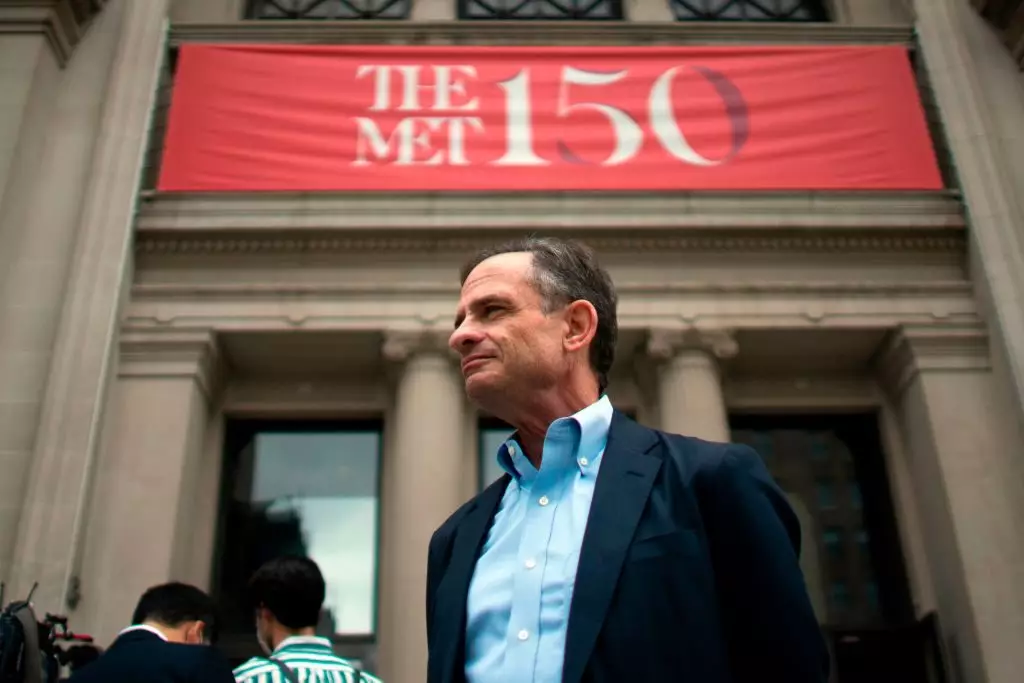 Daniel H. Weiss, onye isi na onye isi oche nke Metropolitan Museum of Art. (Foto sitere na KENA BETANCUR/AFP site na Getty Images)