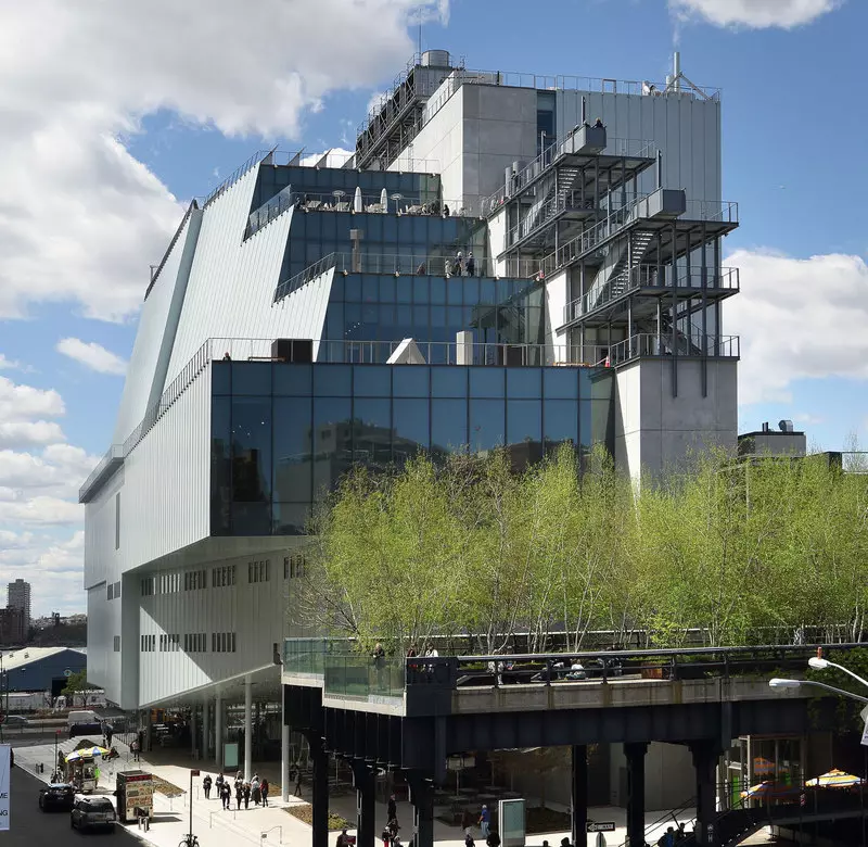 El Museu Whitney d'Art Americà. Foto d'Ed Lederman, cortesia del Whitney Museum.