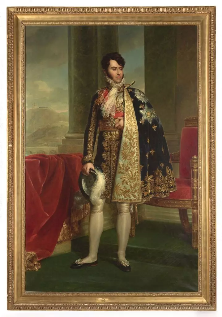 François Gérard, Ata o Prince Camillo Borghese (e tusa o le 1810). Ata na saunia e Michael Bodycomb, fa'aaloaloga a le Frick Collection.