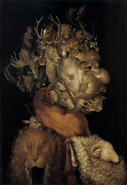 Giuseppe Arcimboldo, Ziemia (1570).