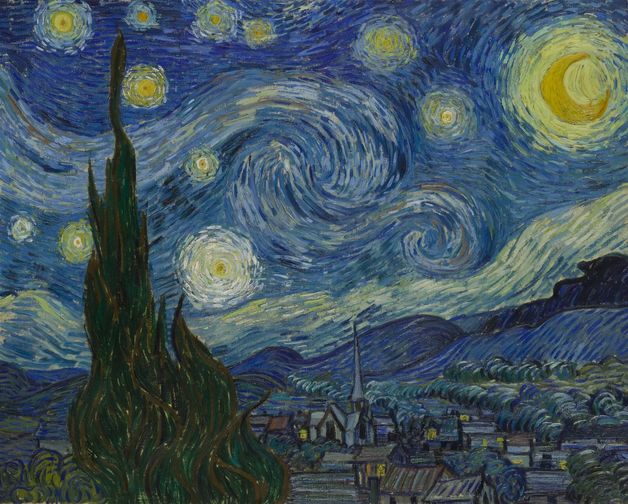 „Starry Night“ eftir Vincent van Gogh hefur töfrað almenning í meira en öld - hér eru 3 hlutir sem þú gætir ekki vitað um það