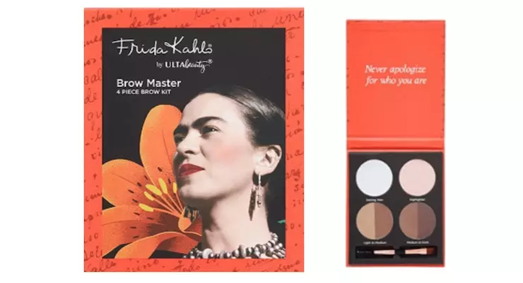 Frida Kahlo door Ulta Beauty Brow Master Palette. Foto met dank aan Ulta.