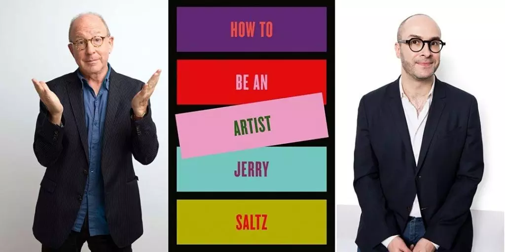 Jerry Saltz na Andrew Goldstein. Ifoto tuyikesha.