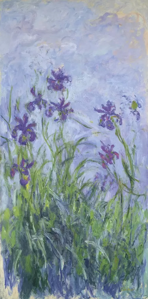 Claude Monet (1840-1926), Iris ljubičasta. Slikano 1914-1917. Procjena: £6,000,000 - 9,000,000. © Christie's Images Limited 2015.