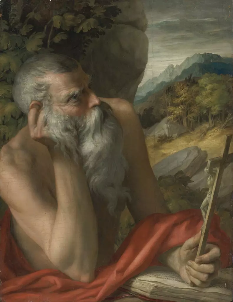 Parmigianino, Saint Jerome. Med tillstånd av Sotheby's.