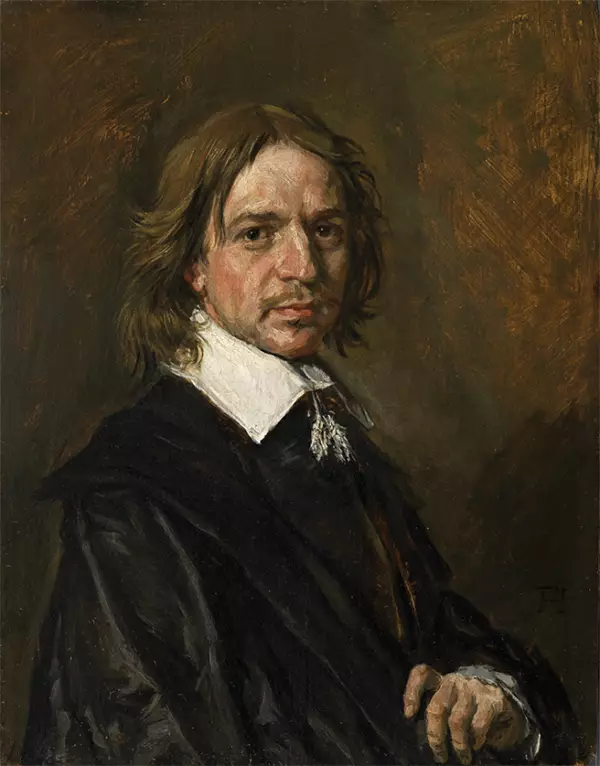 Franz Hals, Portrait of a Man, ett av en serie gamla mästarverk som sålts av en fransk återförsäljare som myndigheterna nu tror kan vara förfalskningar.