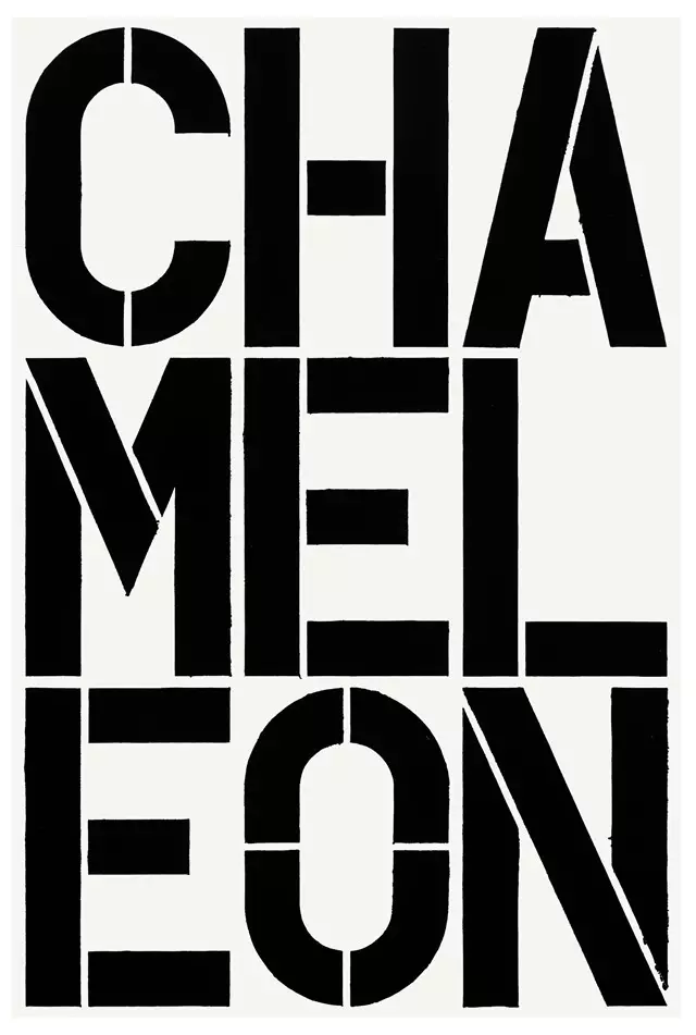 Christopher Wool, Walay Titulo, 1990. Litrato: sa maayong kabubut-on sa Sotheby's New York.