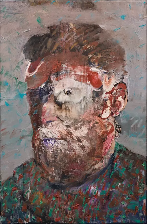 Adrian Ghenie Omakuva Vincent Van Goghina (2012) Kuva: Sotheby's