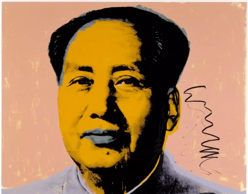 Andy Warhol, Mao (1972). ඡායාරූපය: ටේට් අනුග්රහයෙනි.