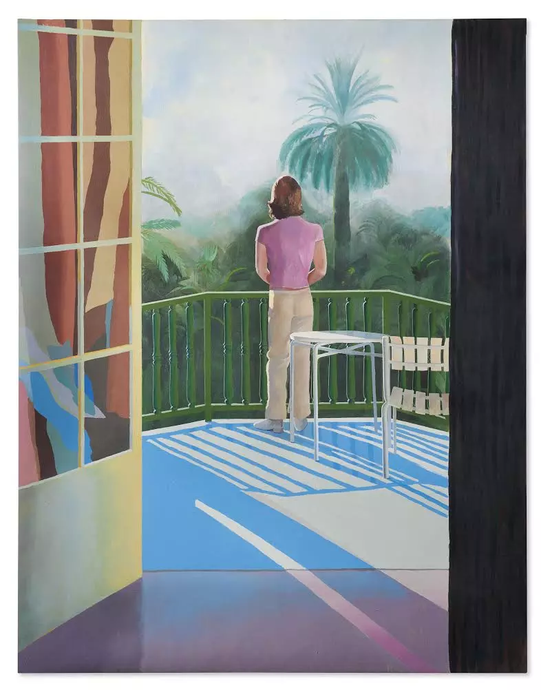 David Hockney urang Sur la Terrasse. Kahadean tina Christie's Images Ltd.