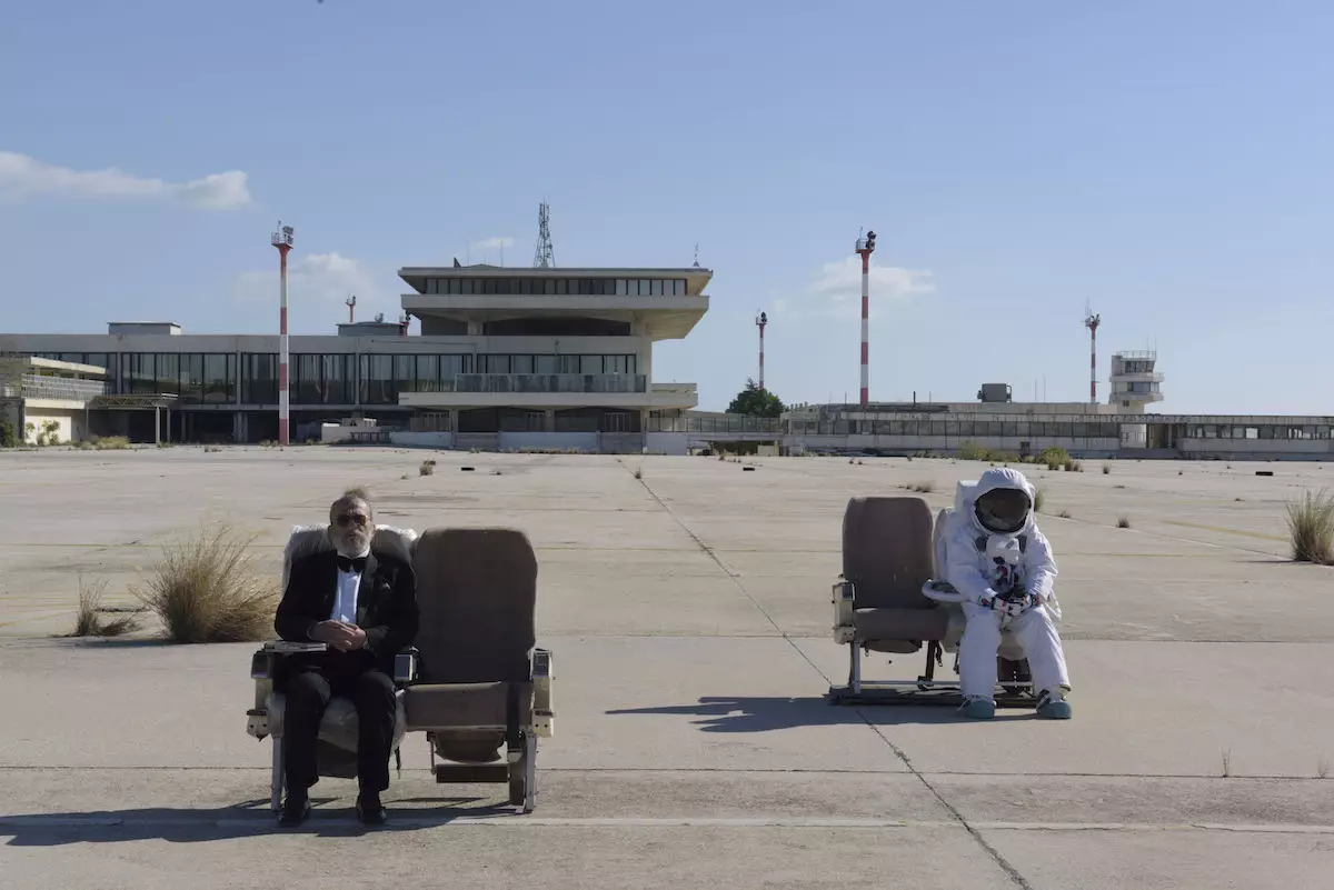 John Akomfrah's The Airport (2016) e Lisson Gallery, New York. Senepe: