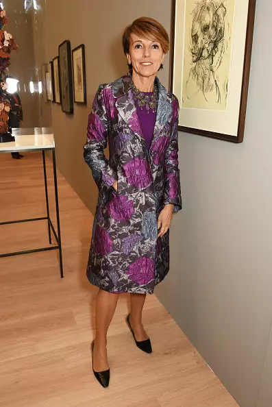 Patrizia Sandretto bierze udział w pokazie VIP Frieze Art Fair 2015 w Regent's Park 13 października 2015 w Londynie w Anglii. Zdjęcie: Zdjęcie: David M. Benett/Dave Benett/Getty Images.