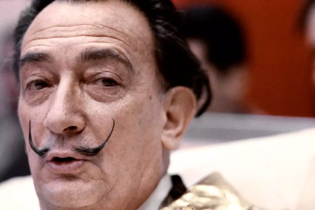 Salvador Dali leta 1971. Fotografija AFP prek Getty Images.