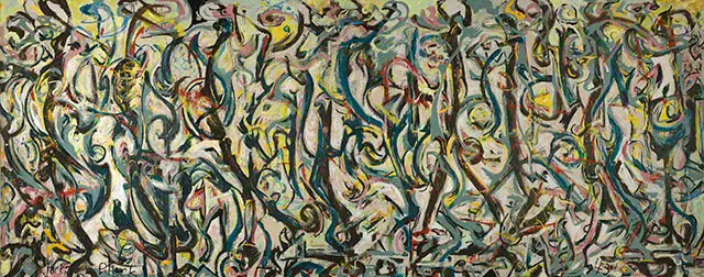 Jackson Pollock Mural (1943) Լուսանկարը` Getty Museum, Los Angeles