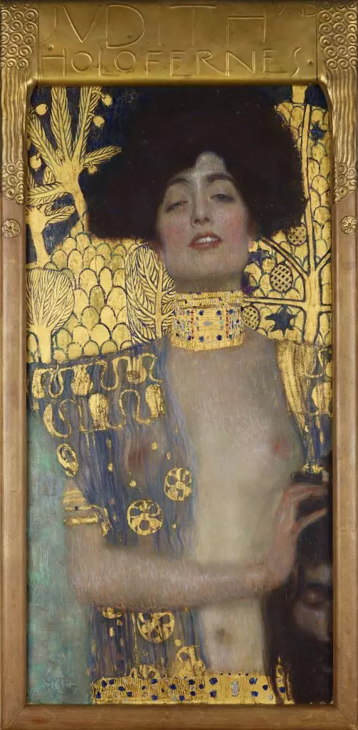 Gustav Klimt, Judith និងជាប្រធាន Holofernes (1901) ។ ការប្រមូលផ្ដុំនៃ Österreichische Galerie Belvedere ទីក្រុងវីយែន។