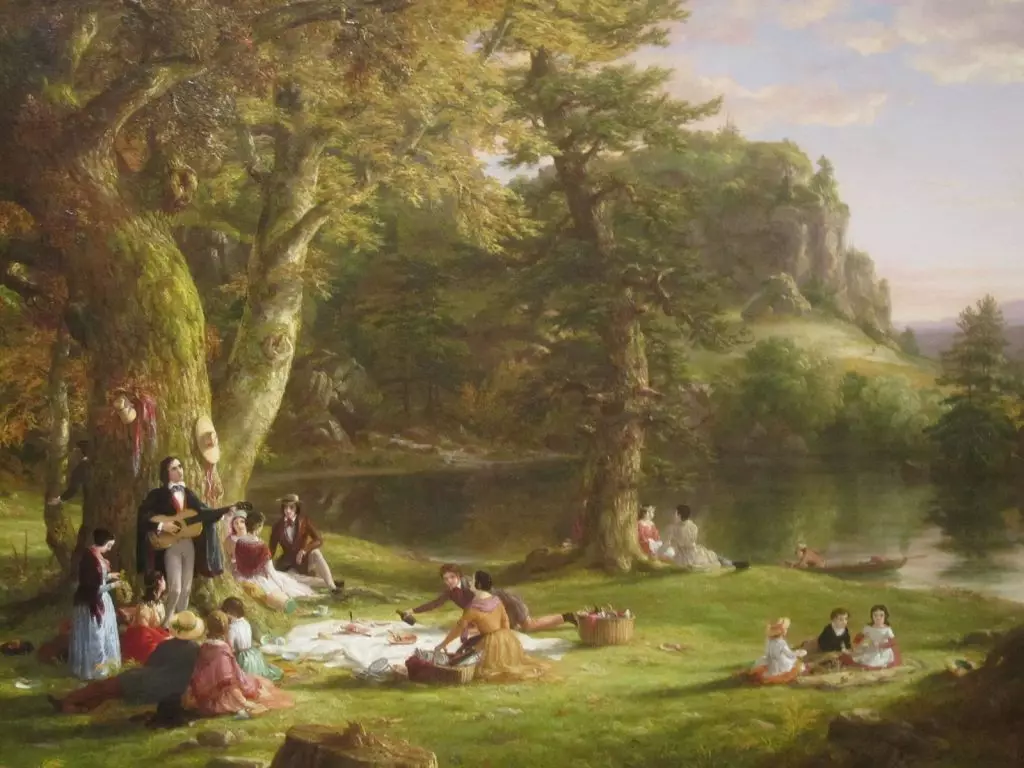 Thomas Cole, picnic. Nchịkọta nke Brooklyn_Museum.